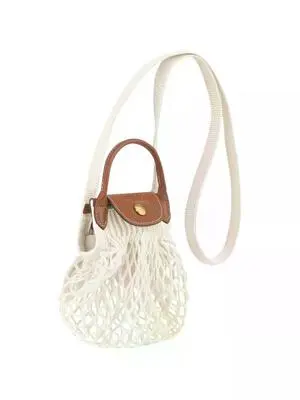 Longchamp Le Pliage Filet Xs Knitted Mesh Cross-body Bag