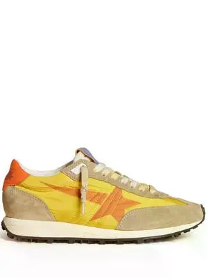 GOLDEN GOOSE Marathon Sneakers With Star Detail - Yellow