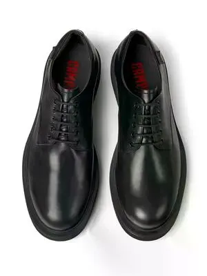 Camper Norman Leather Derby Shoes - Black