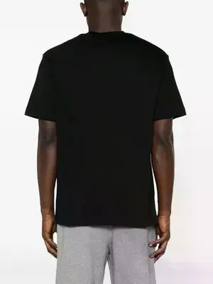 Lacoste Logo-patch Cotton T-shirt - Black