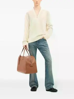 COURREGES Zipped Wool Sweater