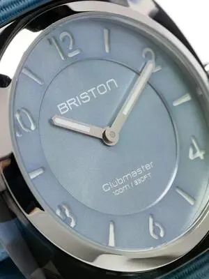BRISTON Clubmaster Chic 36mm Quartz Watch With Nato Strap - Blue