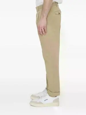 PT TORINO Cropped Slim-fit Chinos - Neutrals