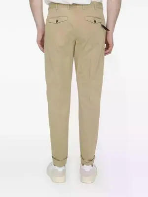 PT TORINO Cropped Slim-fit Chinos - Neutrals
