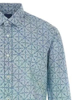 BARBA NAPOLI Patterned Long-sleeve Shirt