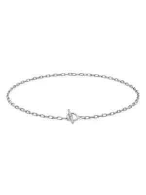 David Yurman Sterling Pave Diamond Madison Necklace - Silver