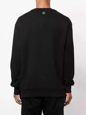 Philipp Plein Logo Crew Neck Jumper - Black
