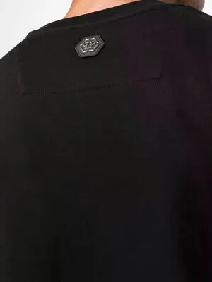 Philipp Plein Logo Crew Neck Jumper - Black