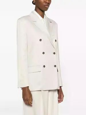 Theory Notched-lapels Double-breasted Blazer