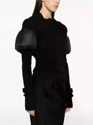 Rick Owens Cropped Panelled Jacket