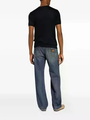 Dolce & Gabbana Heraldic Dg Logo-embroidered T-shirt