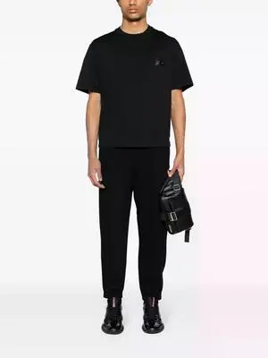 Neil Barrett Piercing-patch Cotton T-shirt