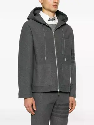 Thom Browne Double Face Tech 4-bar Jacket