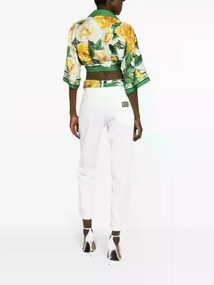 Dolce & Gabbana Distressed Straight Leg Jeans