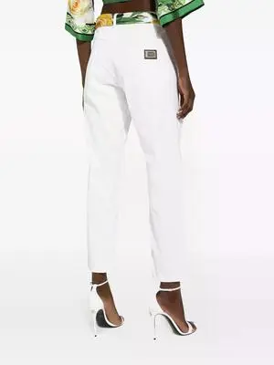Dolce & Gabbana Distressed Straight Leg Jeans