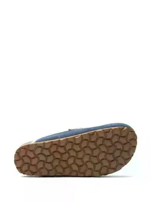 SCAROSSO Suede Mules With Bead Detailing