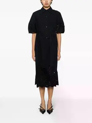 Erdem Floral-embroidered Shirtdress