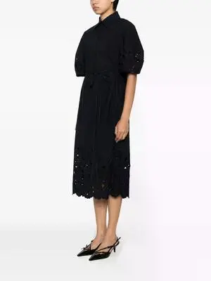Erdem Floral-embroidered Shirtdress