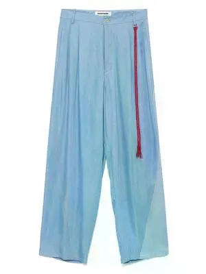 DARKPARK Phebe Wide-leg Trousers - Blue