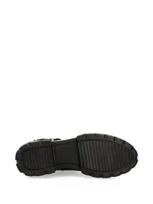 Agl Leather Buckled Boots