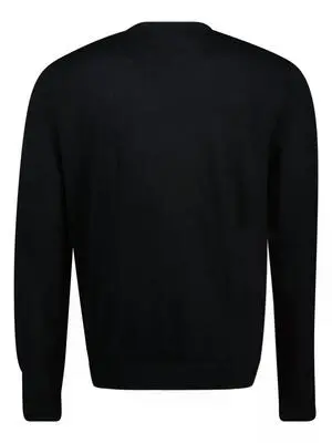 DIESEL® K-valiam Crew Neck Long Sleeve Sweatshirt With Cut-out Detailing And Logo Patch