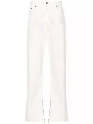 Off-White 90's Logo Skate Straight-leg Jeans - White