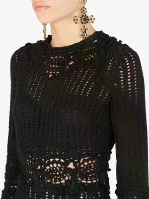 Dolce & Gabbana Crochet Sheath Dress