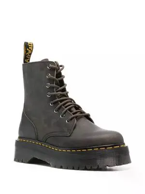 Dr. Martens Jadon Faded Effect Lace Up Boots - Black