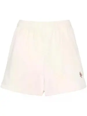 Sporty & Rich Velour Mini Shorts