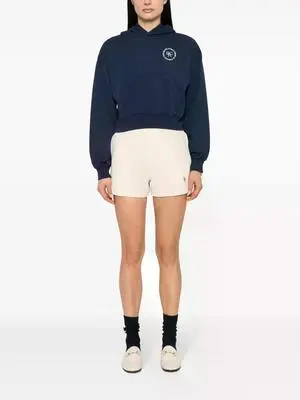 Sporty & Rich Velour Mini Shorts