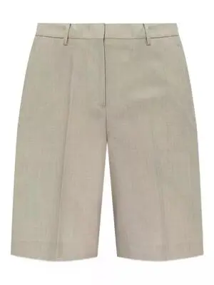 GOLDEN GOOSE Tailored Shorts With Belt Loops - Neutrals