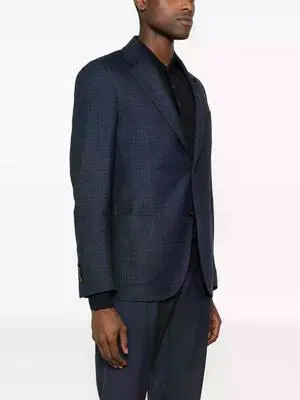 LARDINI Single-breasted Blazer - Blue