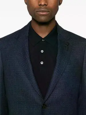 LARDINI Single-breasted Blazer - Blue
