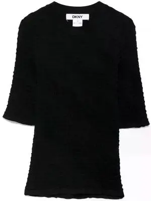 Dkny Ruched Crew Neck T-shirt