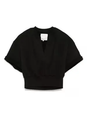 3.1 Phillip Lim Cropped V-neck Top
