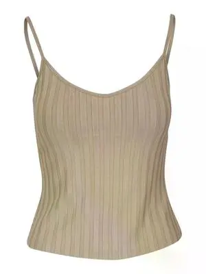 Vince Ribbed Tank Top - Neutrals