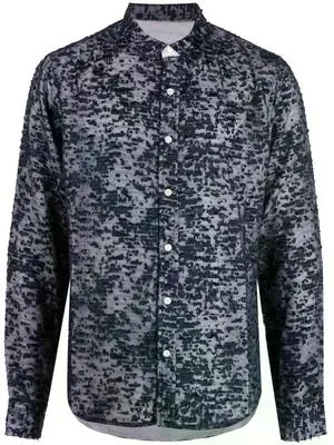 PRIVATE STOCK LABS The Vital Textured Shirt - Blue