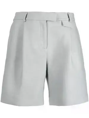 Matériel Ash Virgin Wool Blend Pleated Chino Shorts