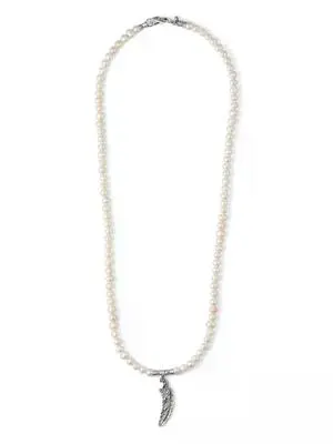 Emanuele Bicocchi Feather Charm Necklace