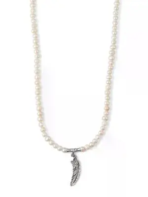 Emanuele Bicocchi Feather Charm Necklace