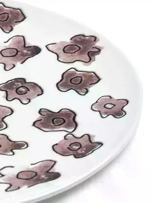 SERAX X Marni Midnight Flowers Dessert Plates - White
