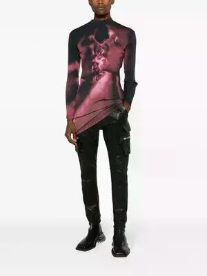 Eytys Rhye Ruby Smoke Mock-neck Dress