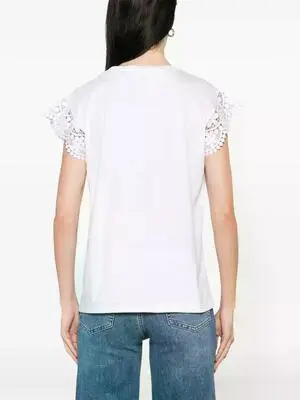 TWINSET Lace Detail T-shirt