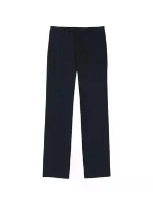Sandro Wool Blend Tailored Trousers - Blue