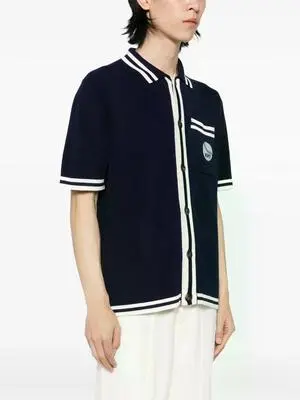 Kiton Logo-patch Shirt
