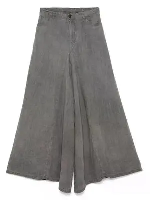 WHITE SAND Palazzo Pants - Grey
