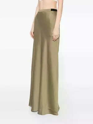 Christopher Esber Front Pocket Bias Maxi Skirt