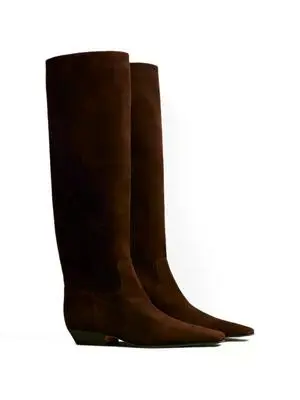 Khaite The Marfa 35mm Knee-high Boots - Brown