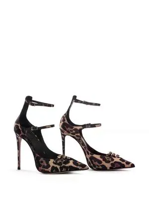 LE SILLA Morgana Leopard Print Pumps