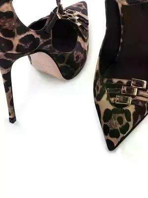 LE SILLA Morgana Leopard Print Pumps